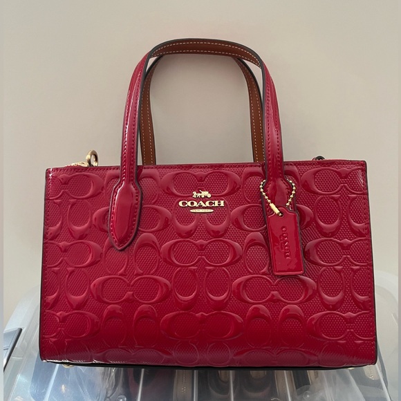 Coach | Bags | New Coach Nina Small Tote Bag In Signature Leather ...